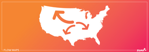 Flow Maps Explained: Showing Traffic, Flows, etc. | Zuar